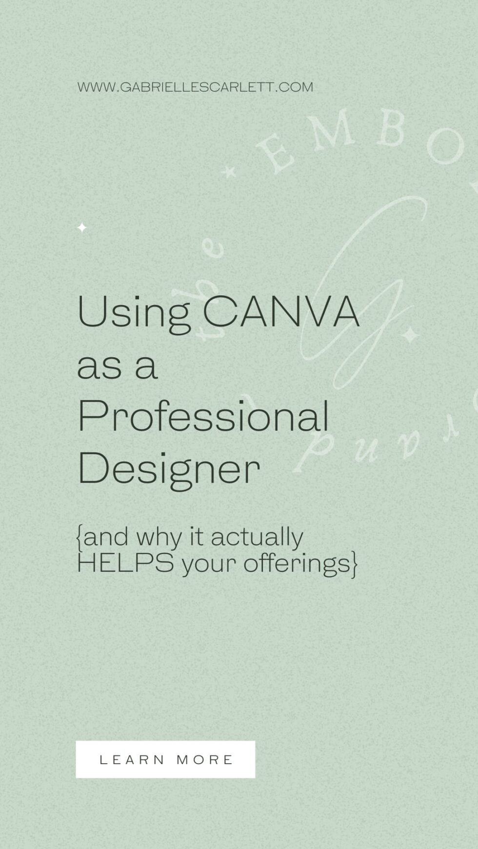 Why I Design Client Content in Canva | Professional Branding Design