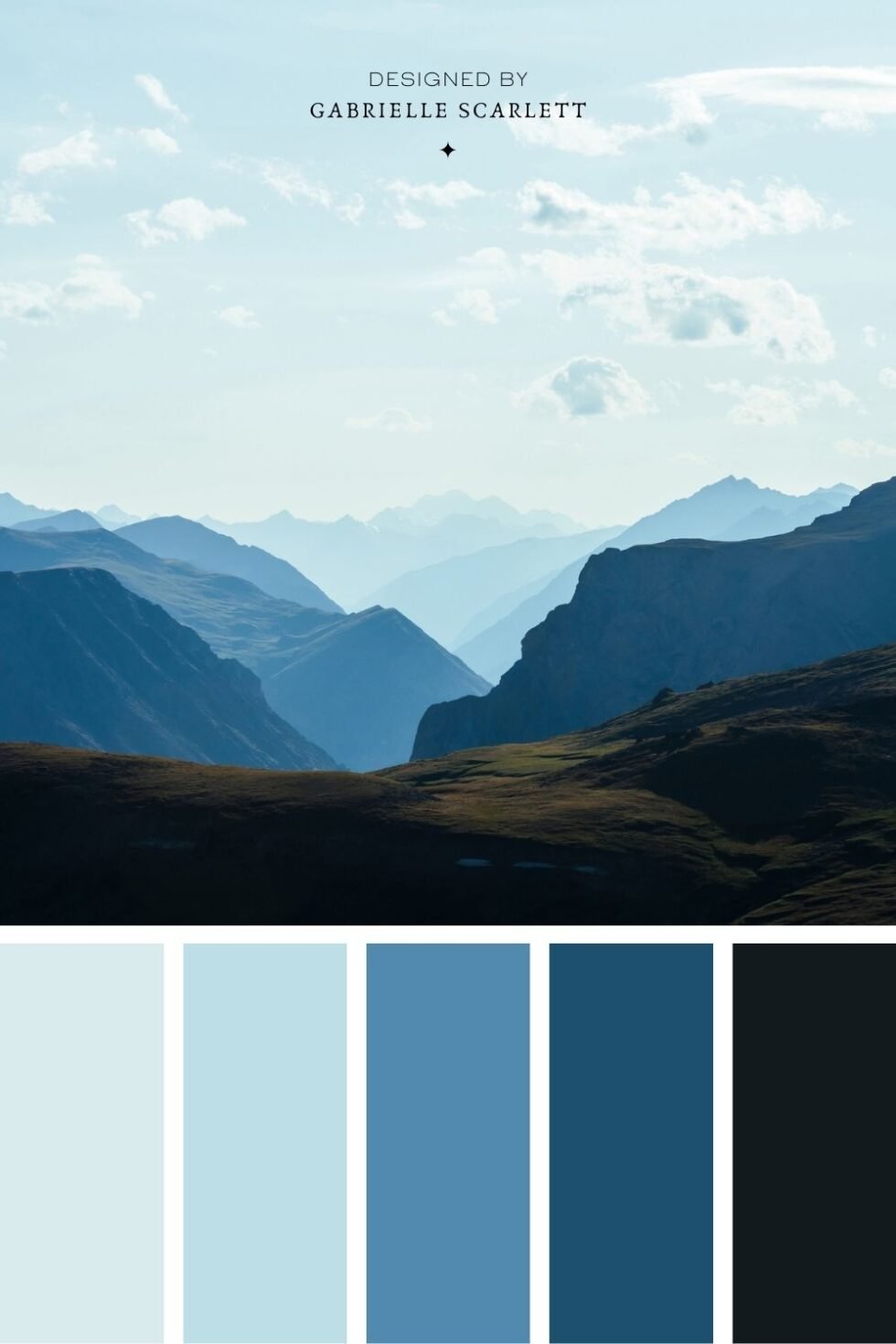 Blue Colour Palettes for Your Next Project | Color Inspiration