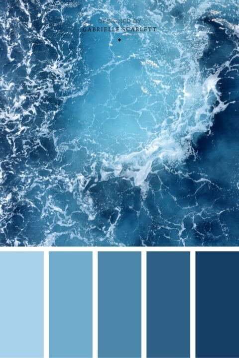 Blue Colour Palettes for Your Next Project | Color Inspiration