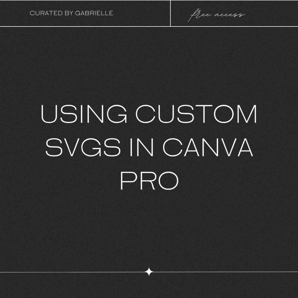 Exporting & Uploading Custom SVGs to Canva Pro | DIY Branding